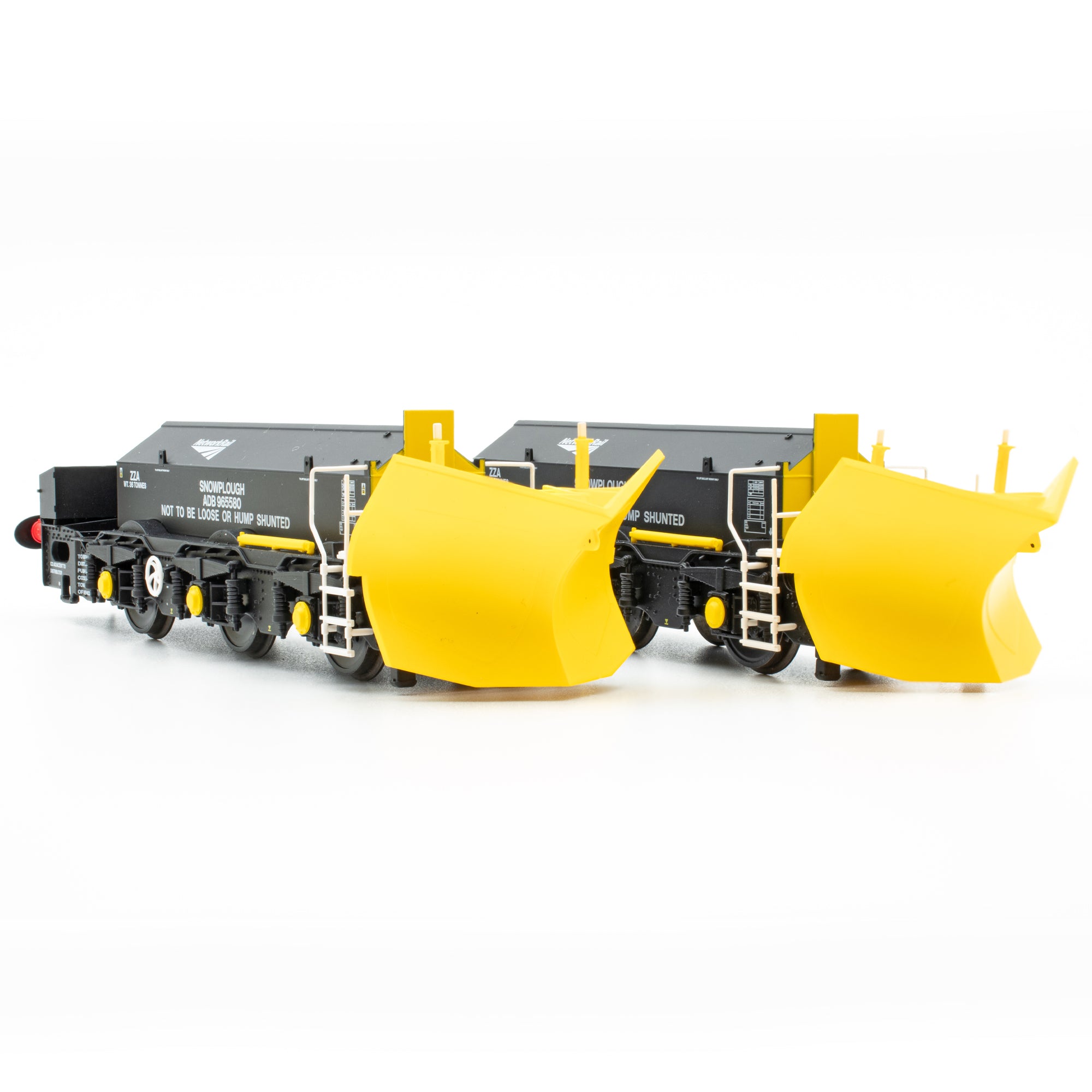 Beilhack Snowplough ZZA ADB965580/581 Network Rail (ex Class 40 ...