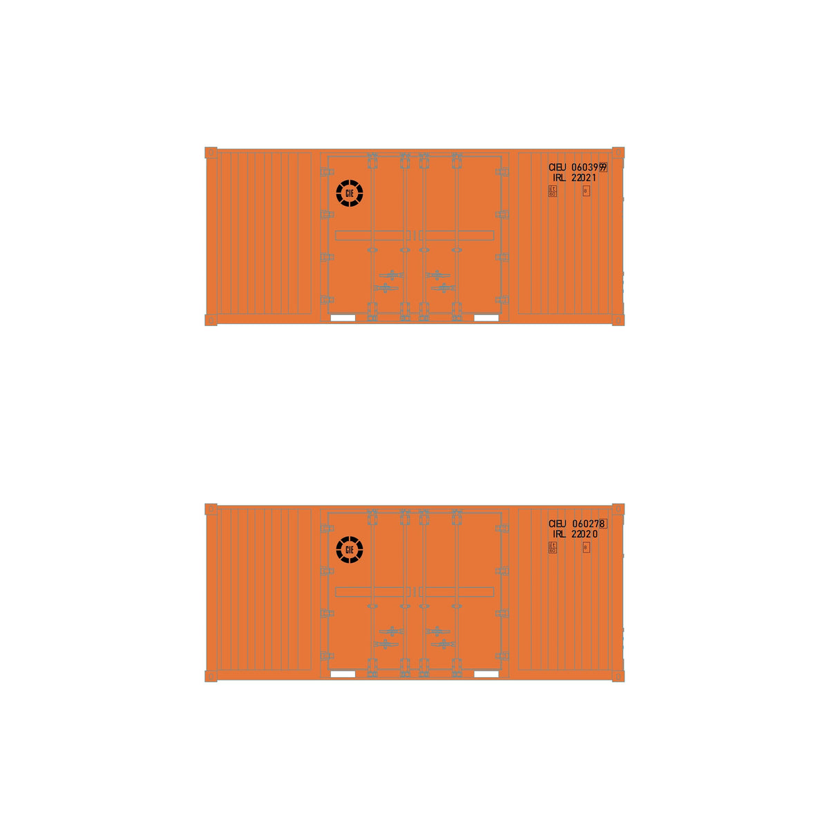 CIE 20' Containers - Twin Pack C — Accurascale