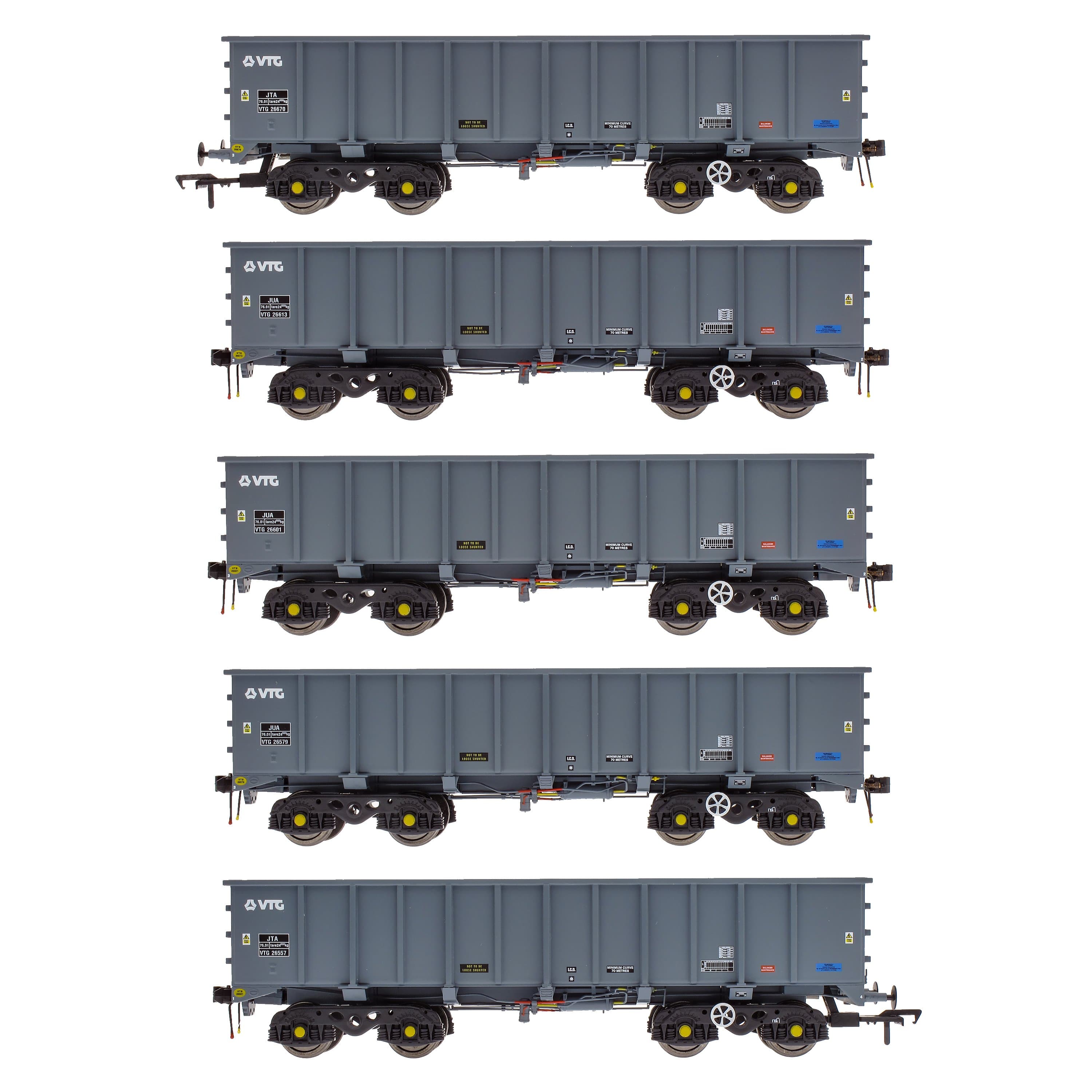 PTA/JTA+JUA Bogie Tippler Pack - VTG Grey - Outer Pack – Accurascale