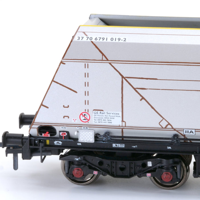 HYA Bogie Hopper Wagon - Fastline Freight / GE - Twin Pack 2 — Accurascale