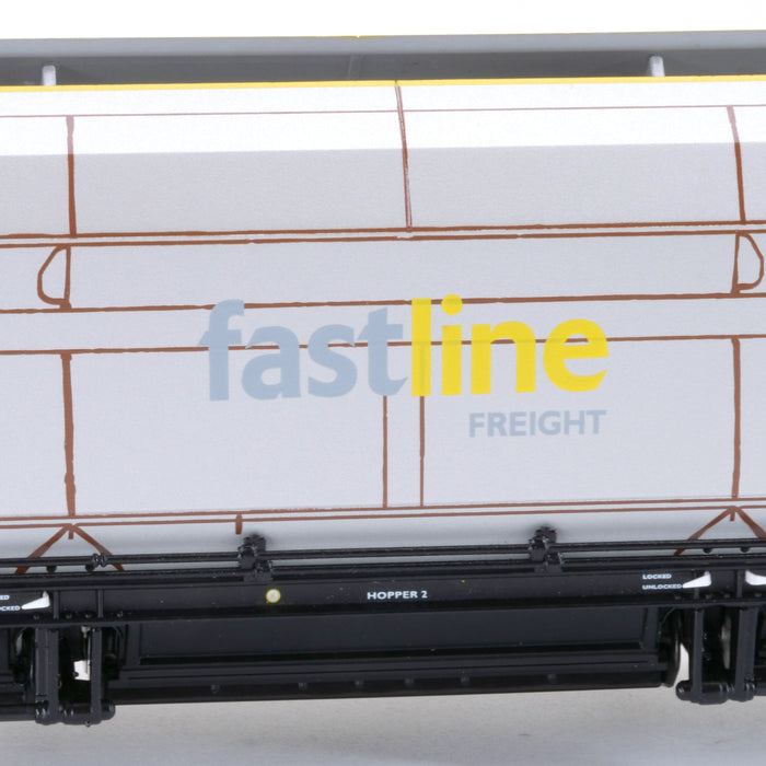 HYA Bogie Hopper Wagon - Fastline Freight / GE - Twin Pack 2 — Accurascale