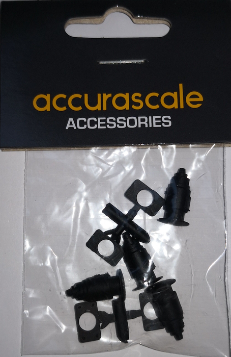 BR Heavy Duty/Self-Contained 13" Diameter Wagon Buffers in O Scale ...